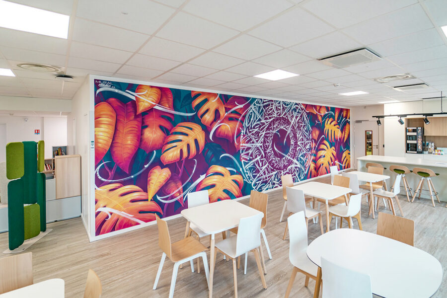 Fresque murale intérieure - Mural Studio